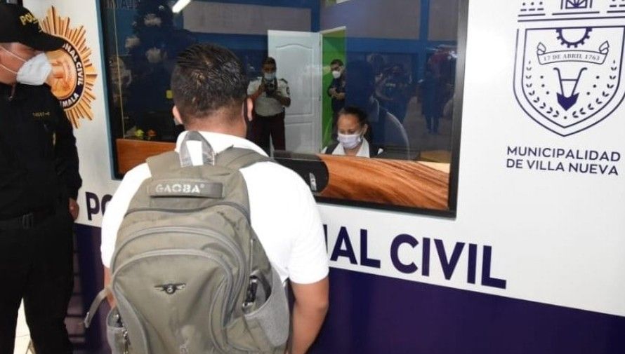 Nueva sede para tramitar antecedentes policíacos en Villa Nueva, Guatemala