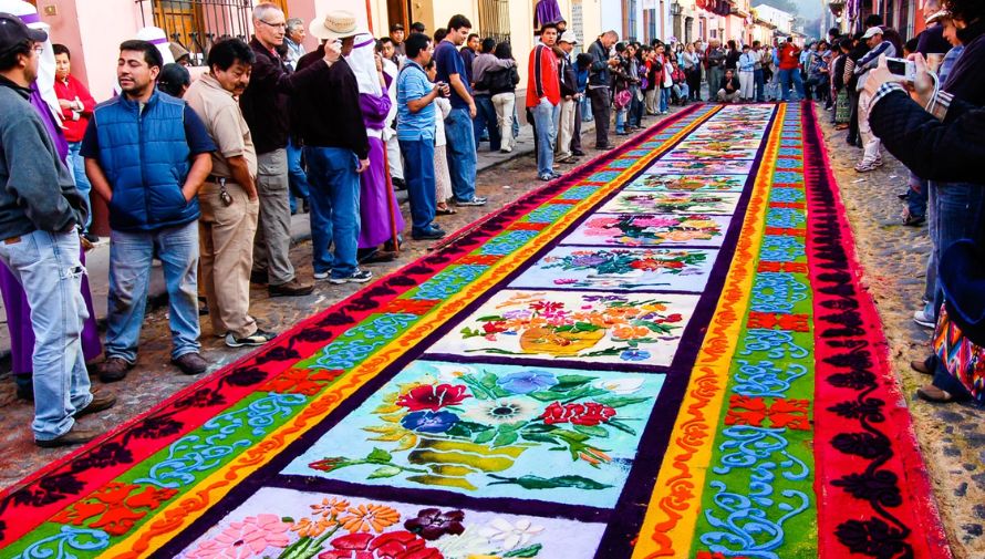 Lugares para ver alfombras en Antigua Guatemala